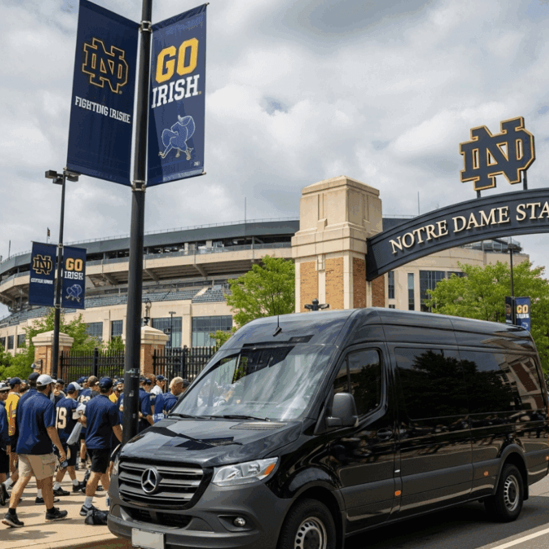 Notre Dame Sporting Event Transportation - Chicago Limo Service | Royal ...